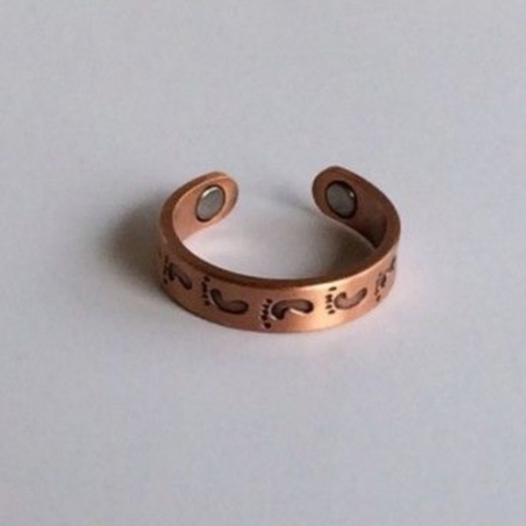 Jewelry | Copper Footprints Toe Ring | Poshmark
